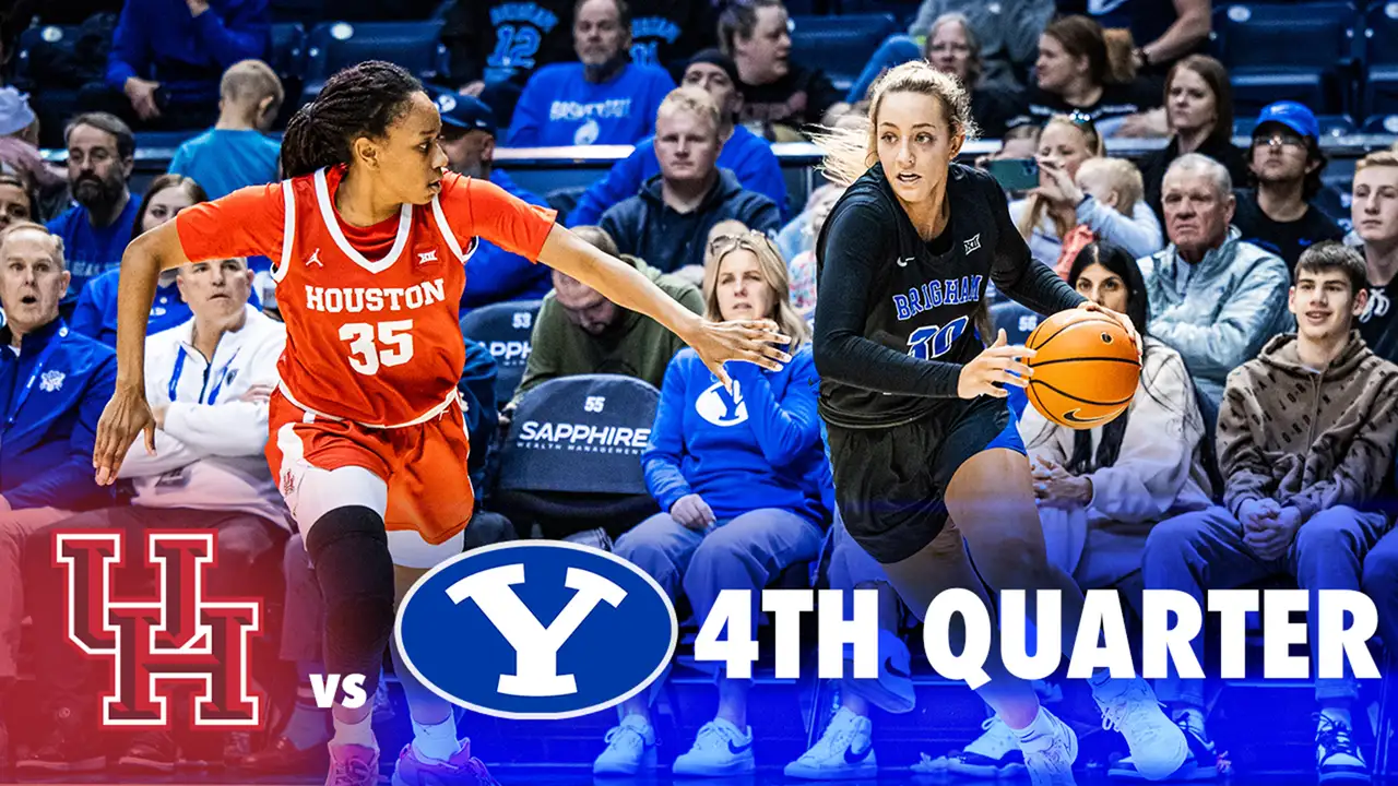 BYU Women's Basketball - 2023-24 - BYU vs Houston 4th Quarter - BYUradio