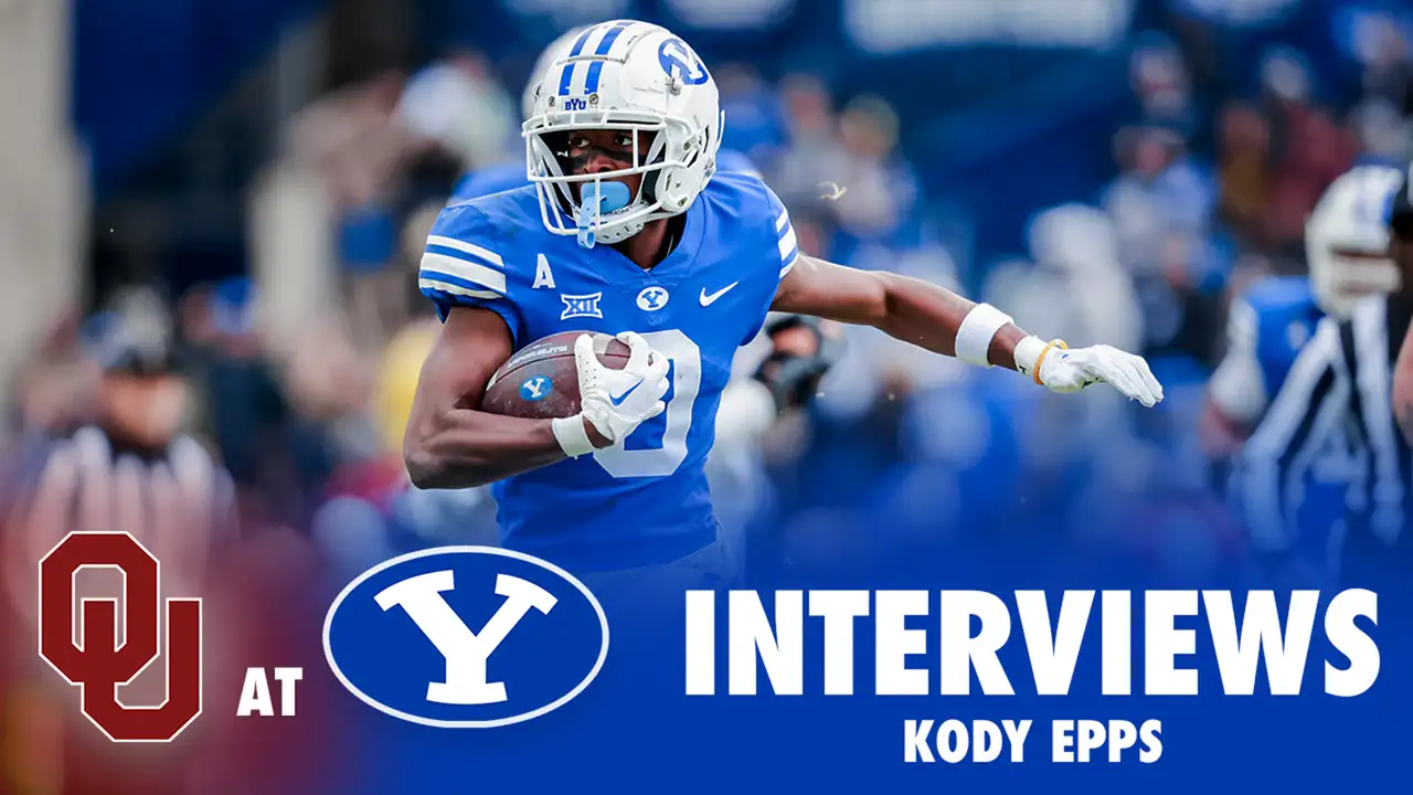 Listen to BYU Football Season 2023 Episode 120: BYU vs Oklahoma: Kody Epps Postgame Interview