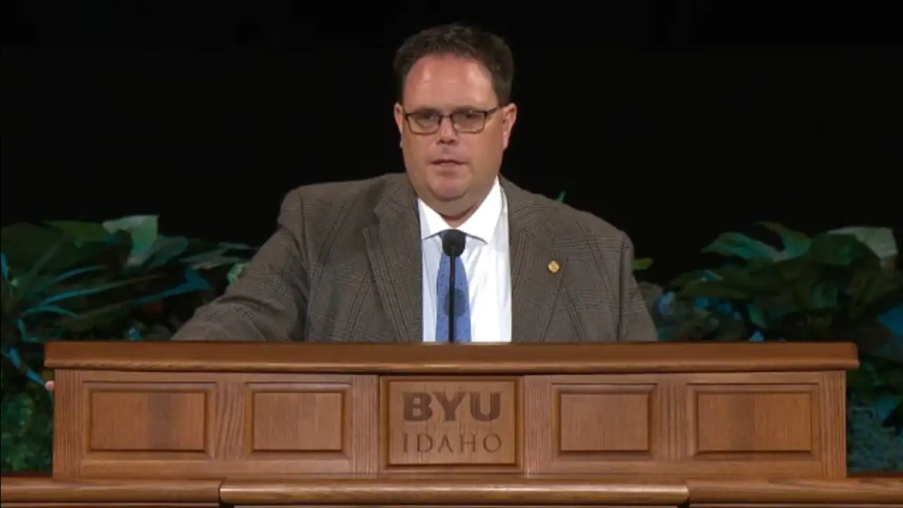 Watch BYU-Idaho Devotional 2022 Episode 25: Byron Gilbert | Putting on ...