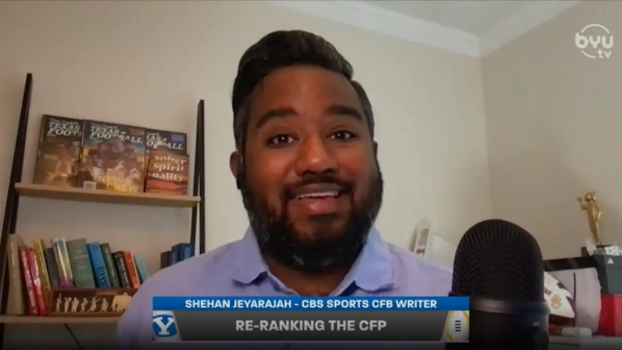 Watch Shehan Jeyarajah disagrees with the CFP Committee's rankings - BYUtv