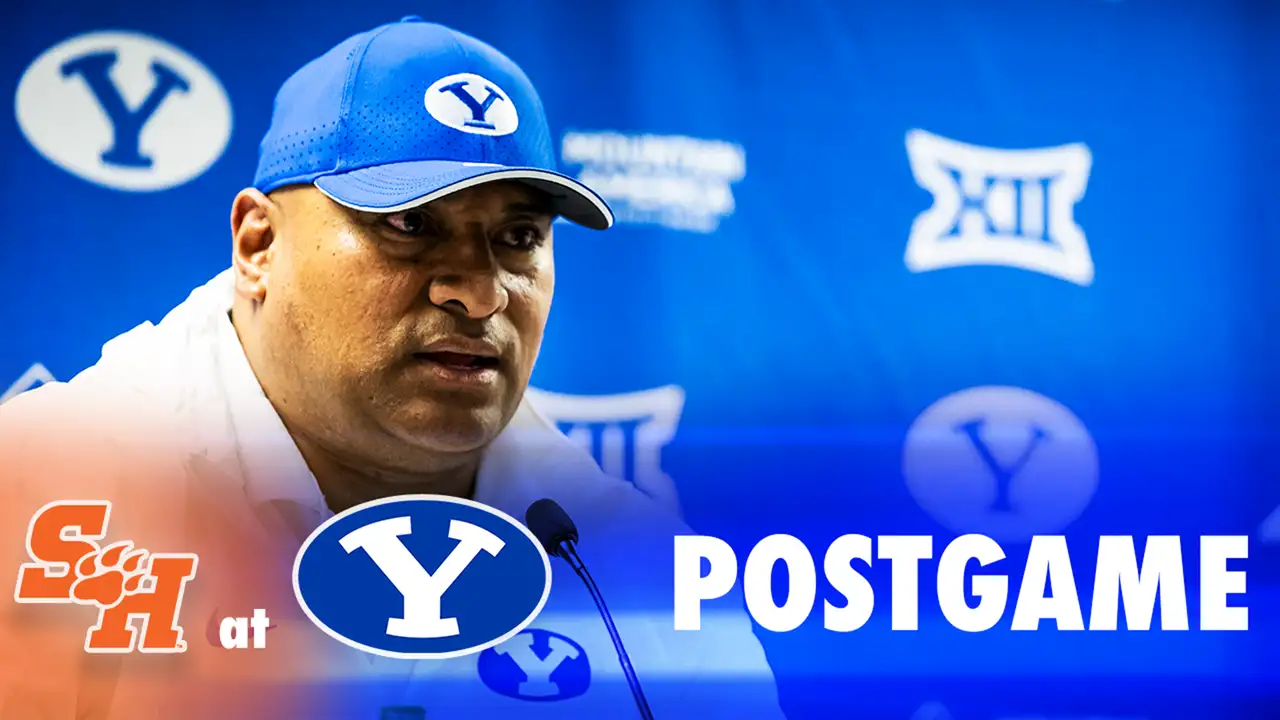 Listen to BYU Football 2023 Episode 6: BYU vs Sam Houston: Postgame ...