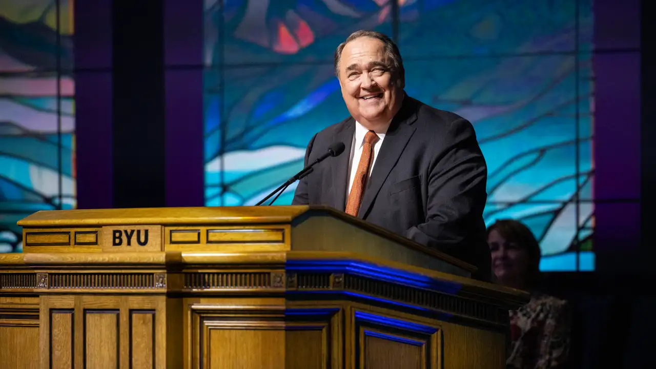 Listen to BYU Devotional Address 2023 Episode 23: Allen D. Haynie ...